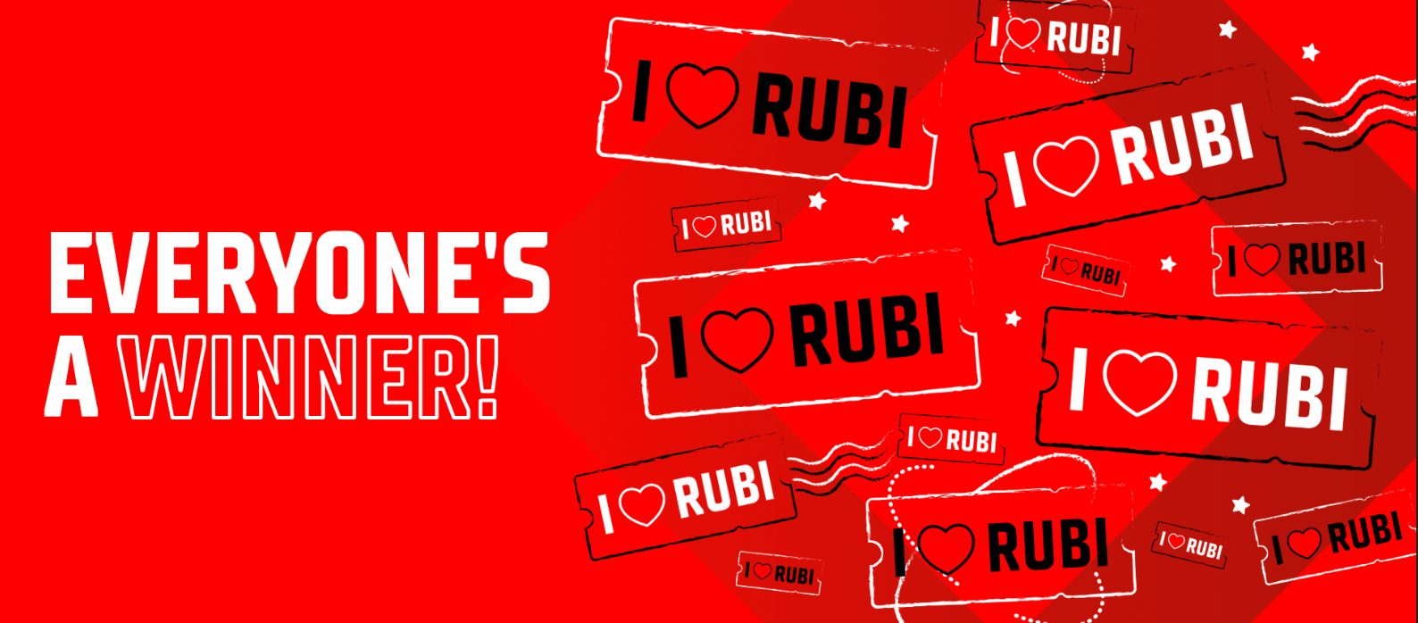 We will be sending out custom " I Love RUBI " stickers to everyone who ...